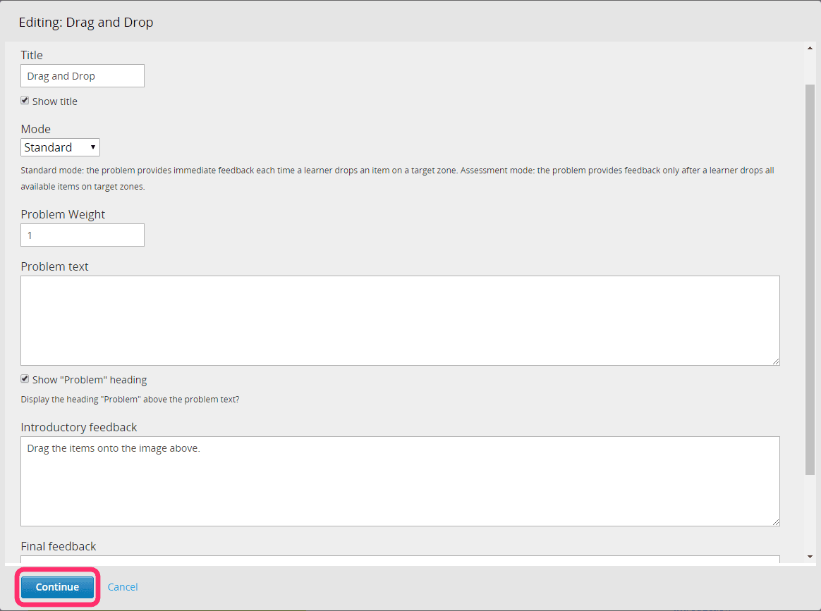 Creating Drag-and-Drop Exercises